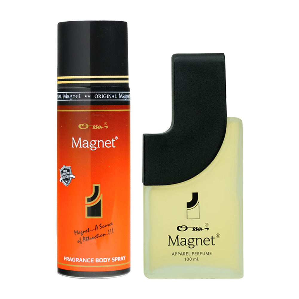 Magnet Apparel Perfume 100ml & Body Spray 200ml Combo – OSSA Perfumes